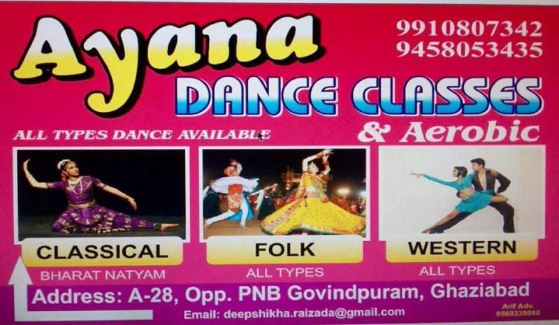 Ayana Dance Classes in Govindpuram, Ghaziabad